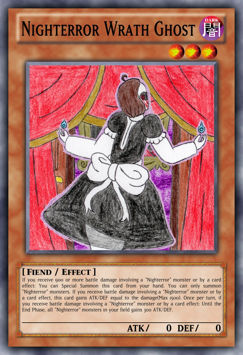 Nighterror Wrath Ghost | Yu-Gi-Oh Card Maker Wiki | Fandom