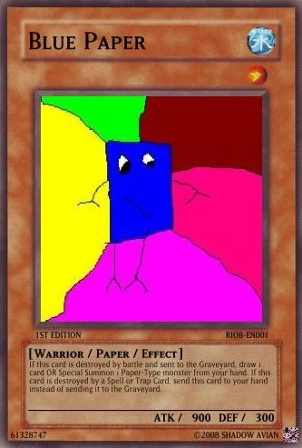Blue Paper | Yu-Gi-Oh Card Maker Wiki | Fandom