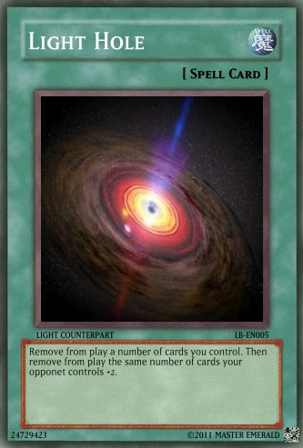 Light Hole | Yu-Gi-Oh Card Maker Wiki | Fandom