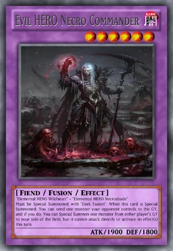Evil HERO Necro Commander | Yu-Gi-Oh Card Maker Wiki | Fandom