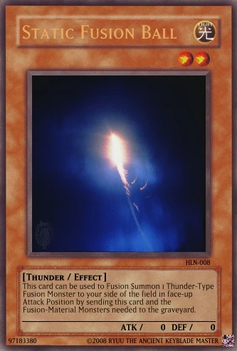 Static Fusion Ball | Yu-Gi-Oh Card Maker Wiki | Fandom