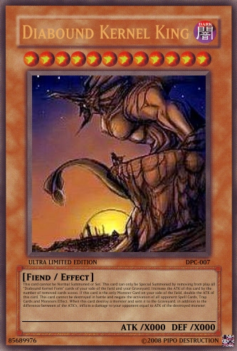 Diabound Kernel King | Yu-Gi-Oh Card Maker Wiki | Fandom