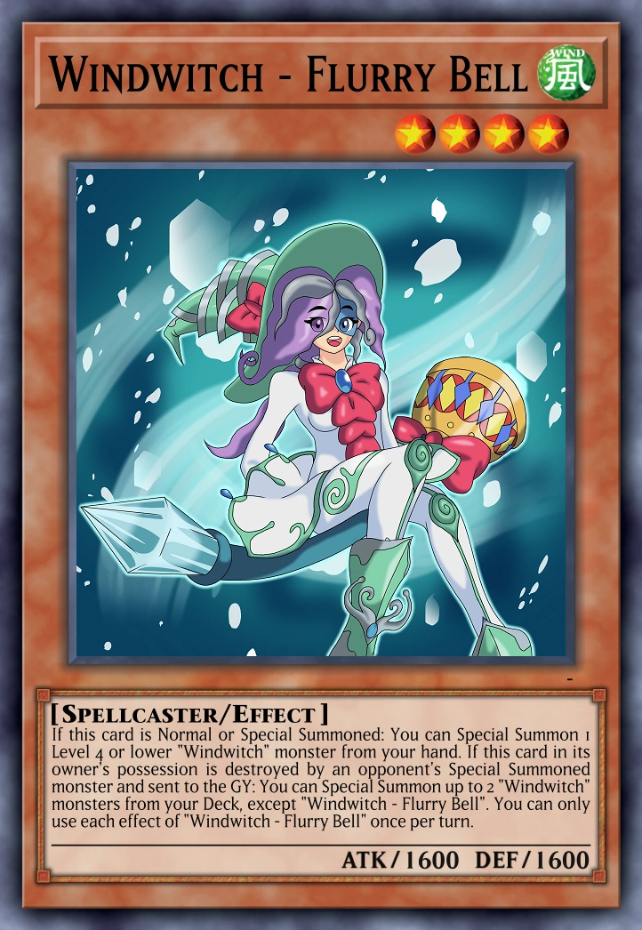 Windwitch - Flurry Bell | Yu-Gi-Oh Card Maker Wiki | Fandom