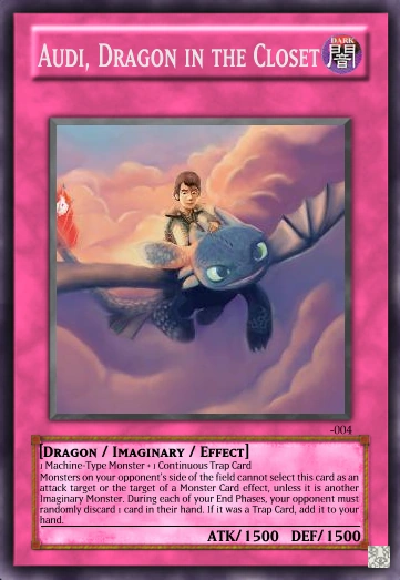 Audi, Dragon in the Closet | Yu-Gi-Oh Card Maker Wiki | Fandom