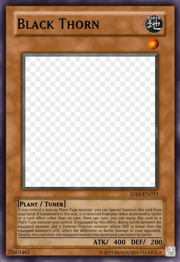 Black Thorn | Yu-Gi-Oh Card Maker Wiki | Fandom