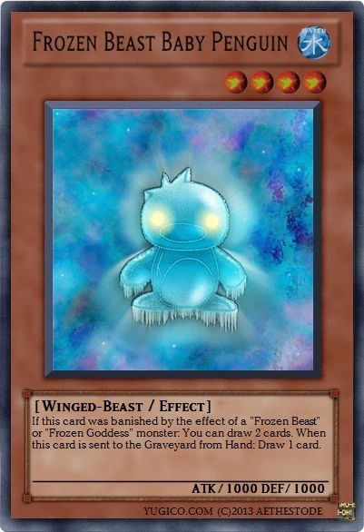 Frozen Beast Baby Penguin | Yu-Gi-Oh Card Maker Wiki | Fandom
