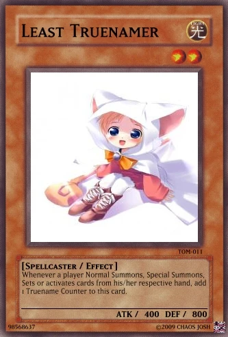 Least Truenamer | Yu-Gi-Oh Card Maker Wiki | Fandom