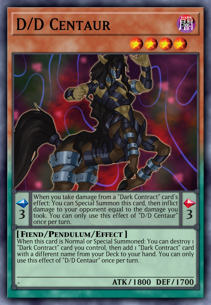 D/D Centaur (Branch) | Yu-Gi-Oh Card Maker Wiki | Fandom