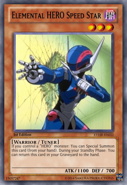 Elemental Hero Speed Star Sakura Cc Wiki Fandom