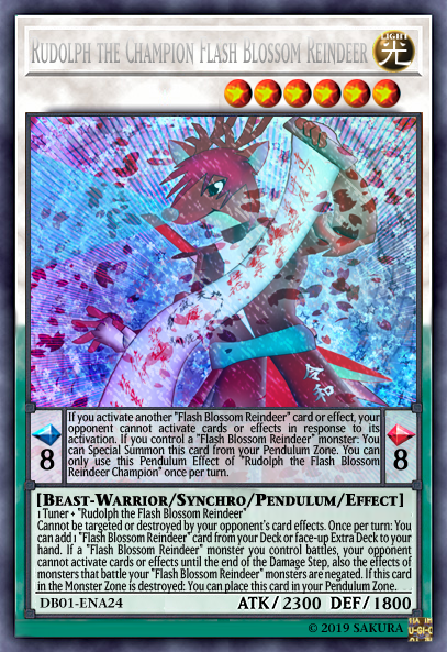 Rudolph The Champion Flash Blossom Reindeer Sakura Cc Wiki Fandom