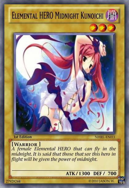 Elemental Hero Midnight Kunoichi Sakura Cc Wiki Fandom