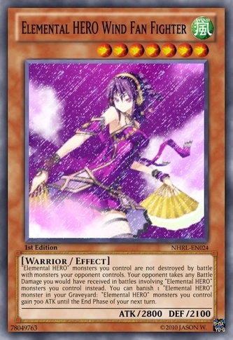 Elemental HERO Wind Fan Fighter | Sakura CC Wiki | Fandom