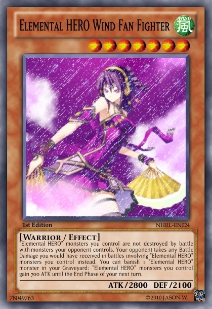 Elemental Hero Wind Fan Fighter Sakura Cc Wiki Fandom