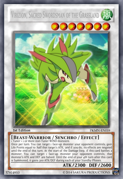 Virizion Sacred Swordsman Of The Grassland Sakura Cc Wiki Fandom