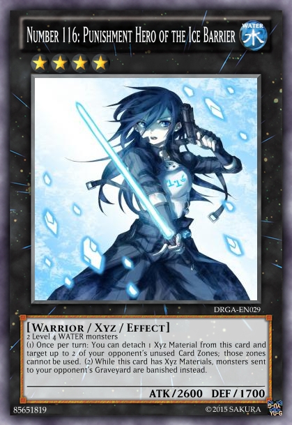 Card Gallerynumber 116 Punishment Hero Of The Ice Barrier Sakura Cc