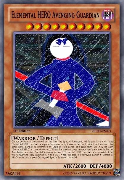 Elemental HERO Avenging Guardian | Sakura CC Wiki | Fandom