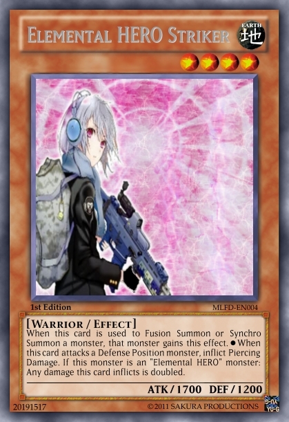 Elemental Hero Striker Sakura Cc Wiki Fandom
