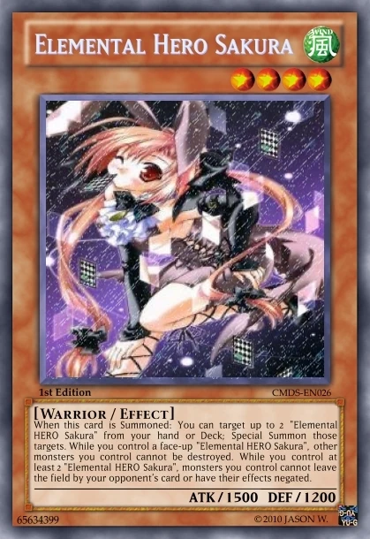 Elemental HERO Sakura | Sakura CC Wiki | Fandom