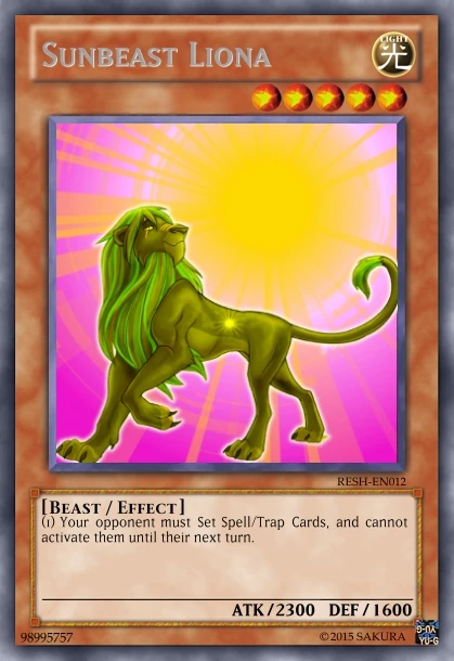 Sunbeast Liona | Sakura CC Wiki | Fandom