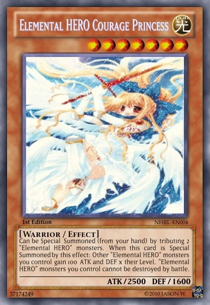 Elemental HERO Courage Princess | Sakura CC Wiki | Fandom