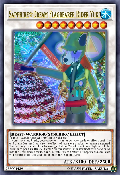 Sapphire☆Dream Flagbearer Rider Yuki | Sakura CC Wiki | Fandom