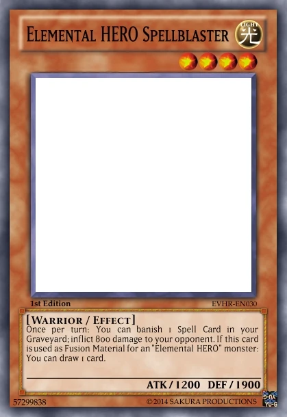 Elemental HERO Spellblaster | Sakura CC Wiki | Fandom