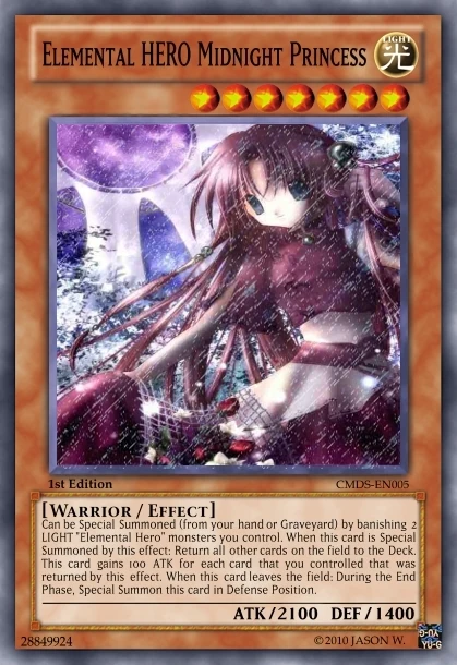 Elemental HERO Midnight Princess | Sakura CC Wiki | Fandom