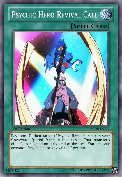 Psychic Hero Revival Call | Sakura CC Wiki | Fandom