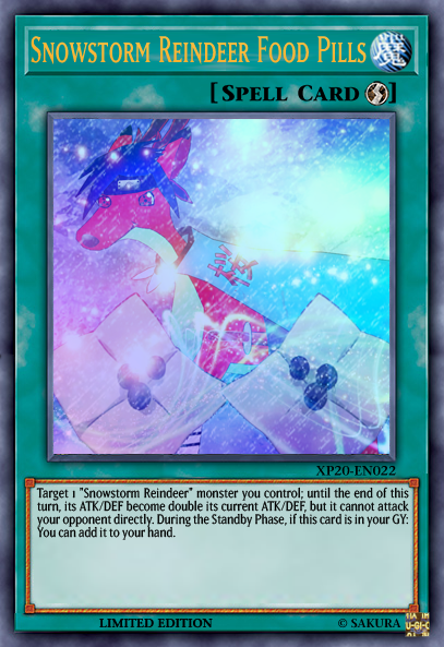 Snowstorm Reindeer Food Pills Sakura Cc Wiki Fandom