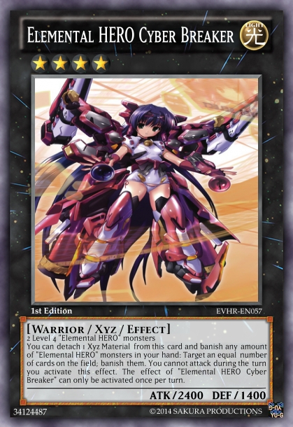 Elemental Hero Cyber Breaker Sakura Cc Wiki Fandom