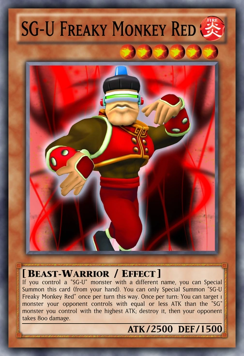 SG-U Freaky Monkey Red | Sakura CC Wiki | Fandom