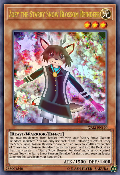 Zoey The Starry Snow Blossom Reindeer Sakura Cc Wiki Fandom