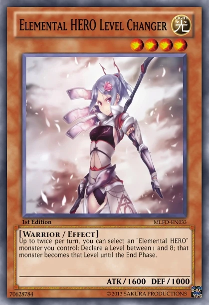 Elemental HERO Level Changer | Sakura CC Wiki | Fandom