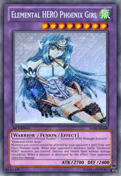 Elemental Hero Phoenix Girl Sakura Cc Wiki Fandom