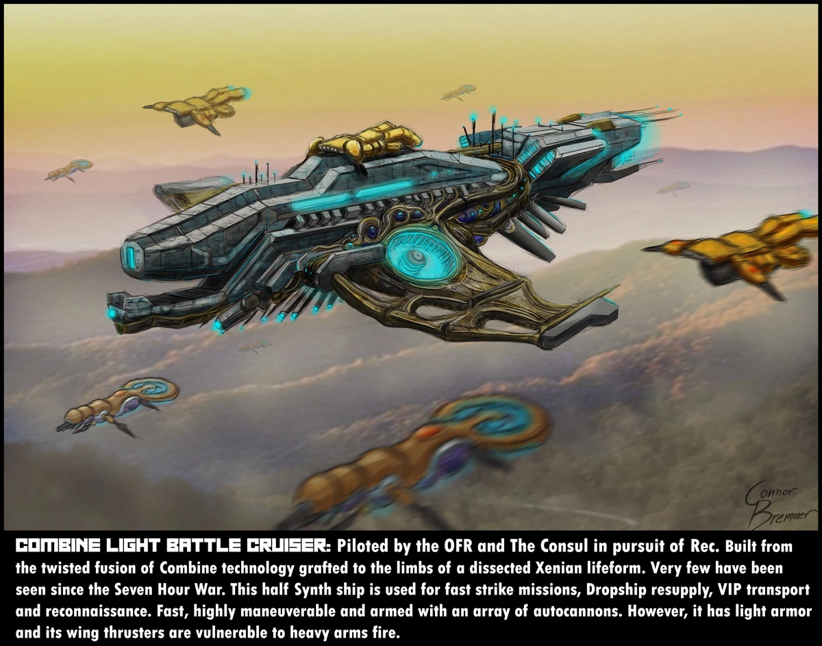 Combine Light Battle Cruiser | Five Nights With Elizabeth Storybook 5 ...