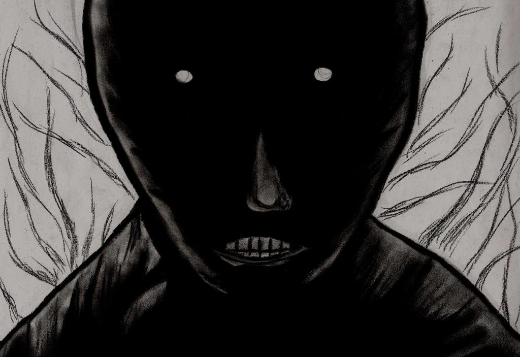 how to draw scary shadows