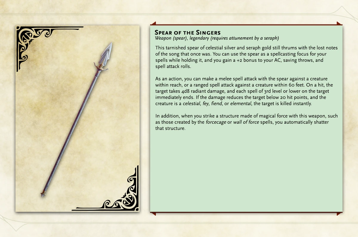 Spear of the Singers | World of Ygdren Wiki | Fandom