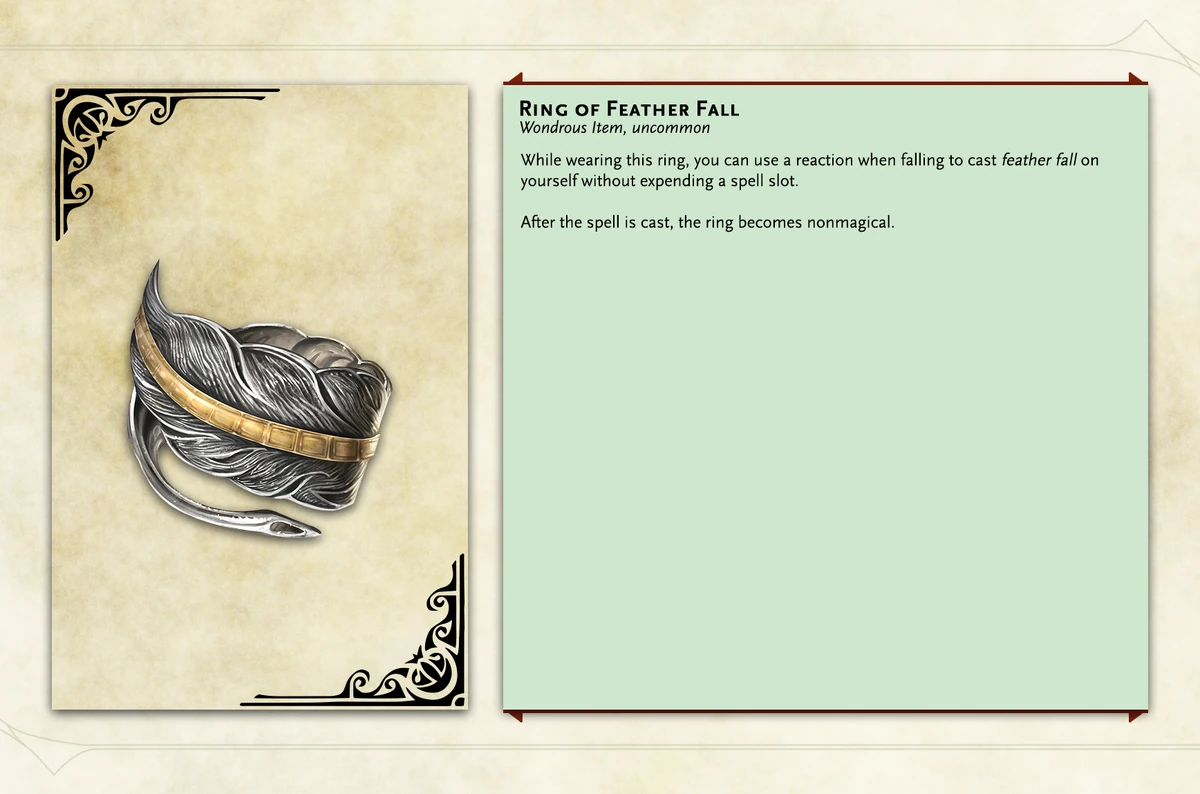 Ring of Feather Fall | World of Ygdren Wiki | Fandom