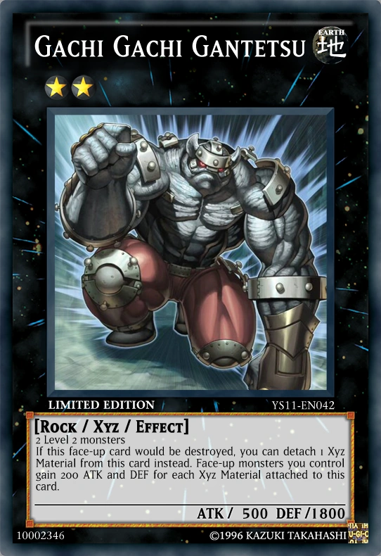 Gachi Gachi Gantetsu | Wikia Yu-Gi-Oh! tiếng Việt | Fandom
