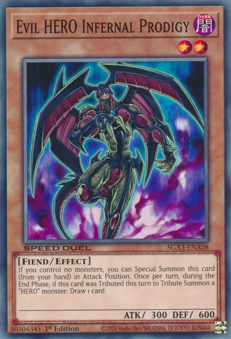 Evil HERO Infernal Prodigy | Wikia Yu-Gi-Oh! tiếng Việt | Fandom