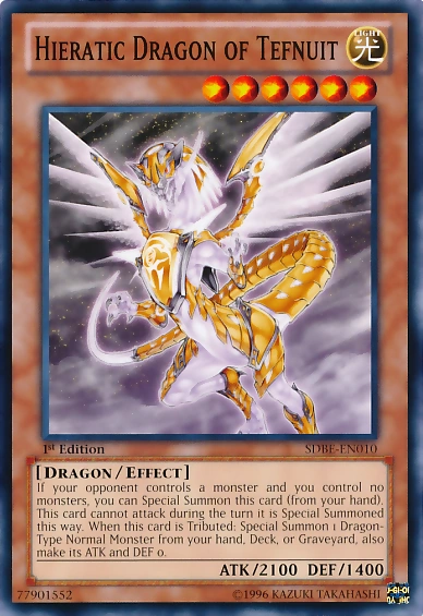 Hieratic Dragon of Tefnuit | Ygokartarsivi Wikia | Fandom