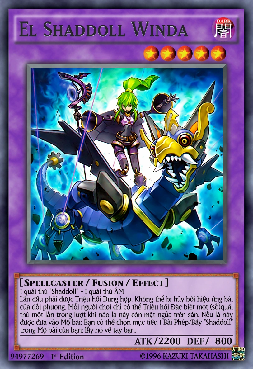 El Shaddoll Winda | Yu-Gi-Oh! Card Fan-Made Vietnamese Wiki | Fandom