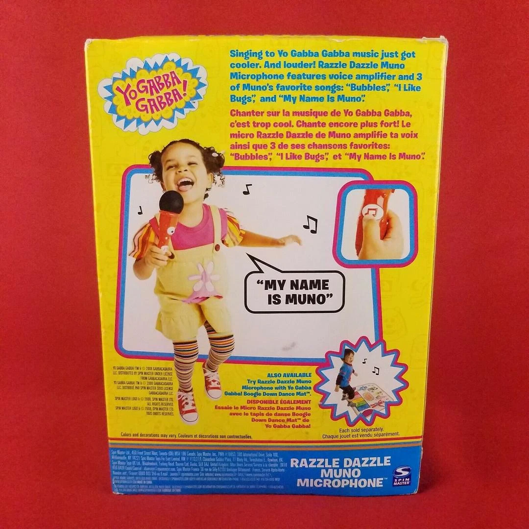 Razzle Dazzle Muno Microphone | Yo Gabba Gabba Wiki | Fandom