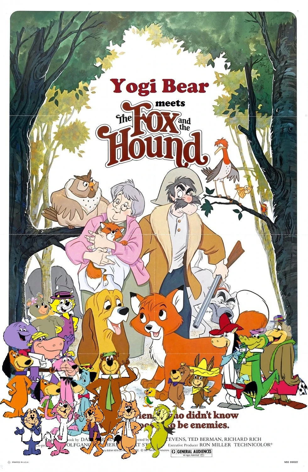 Yogi Bear meets The Fox and the Hound | Yogi Bear's Adventures Wiki ...