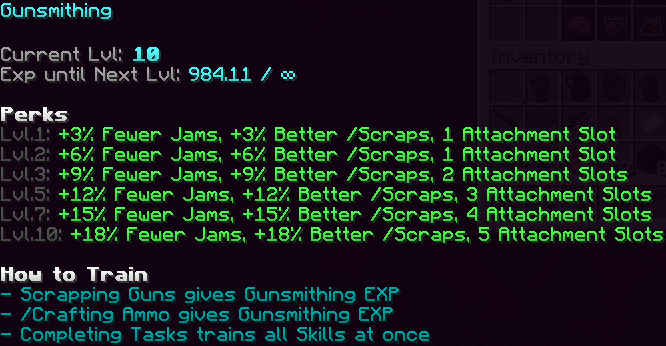 Skills | Yomnetwork Dayz Wiki | Fandom