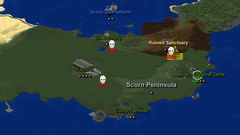 Scorn Peninsula | Yomnetwork Dayz Wiki | Fandom