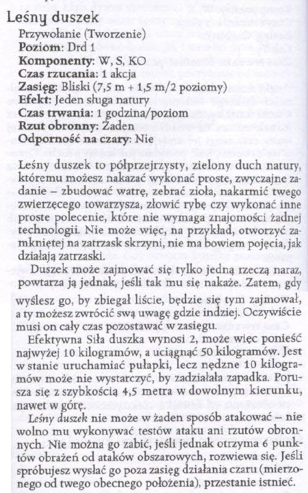 Leśny duszek | DnD Info Wikia | Fandom