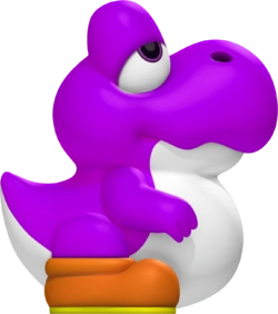 Purple Yoshi Png
