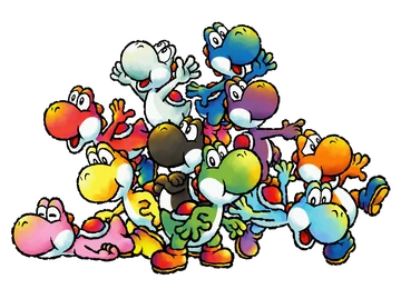 how to color yoshi