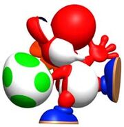 Red Yoshi | Yoshi Wiki | Fandom